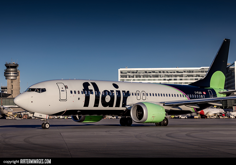 Boeing 737-8 MAX Flair Air C-FLKD - AirTeamImages.com
