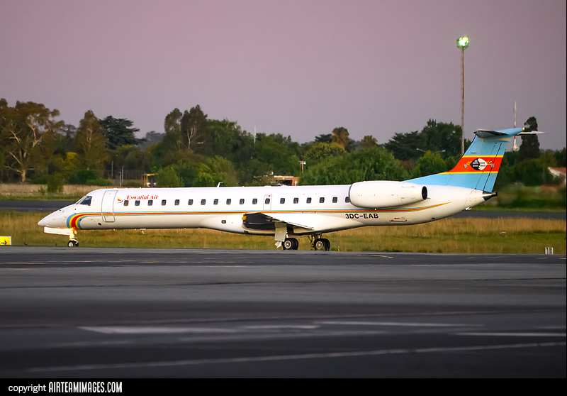 Embraer ERJ-145EP Eswatini Air 3DC-EAB - AirTeamImages.com