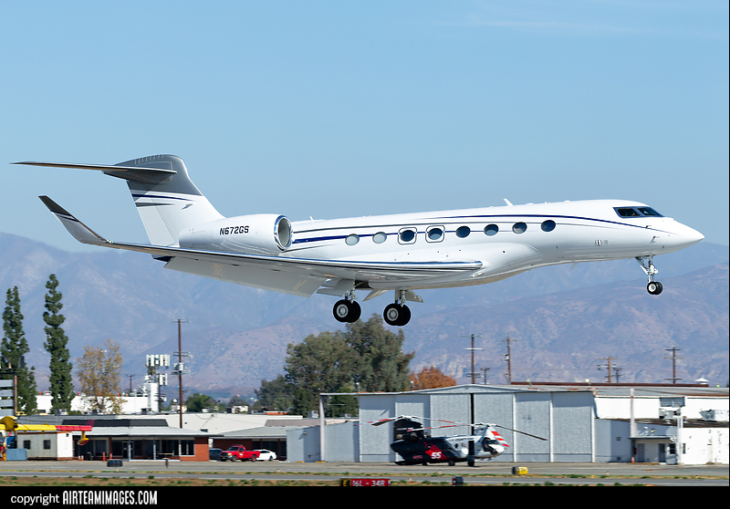 Gulfstream G650ER Private N672GS - AirTeamImages.com