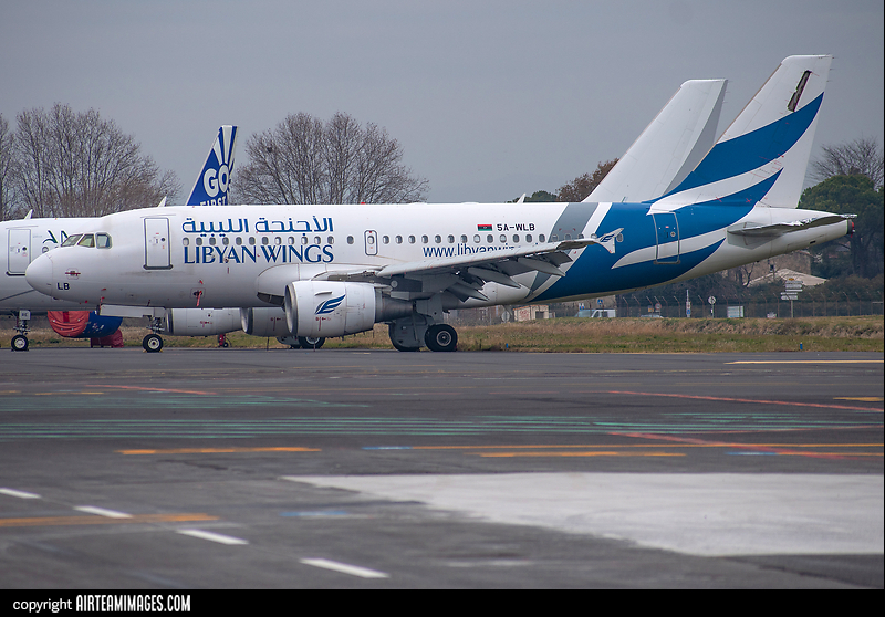 Airbus A319-112 Libyan Wings 5A-WLB - AirTeamImages.com