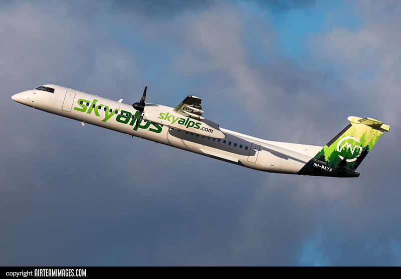 Bombardier Dash 8-402Q SkyAlps 9H-MAYA - AirTeamImages.com