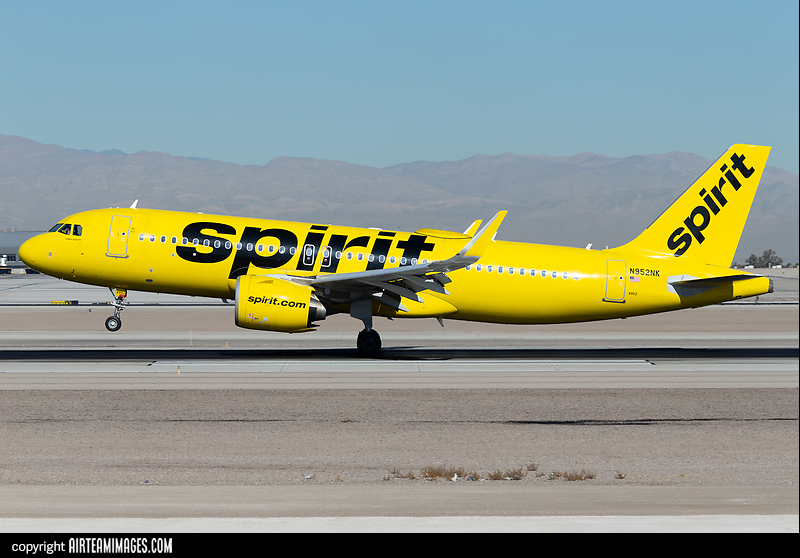 Airbus A320-271N Spirit Airlines N952NK - AirTeamImages.com