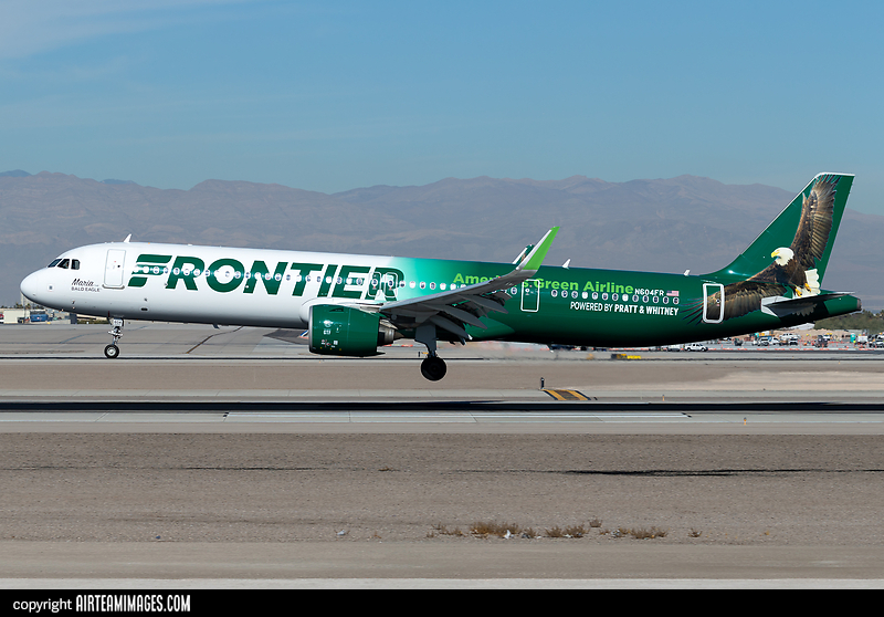 Airbus A321-271NX Frontier Airlines N604FR - AirTeamImages.com
