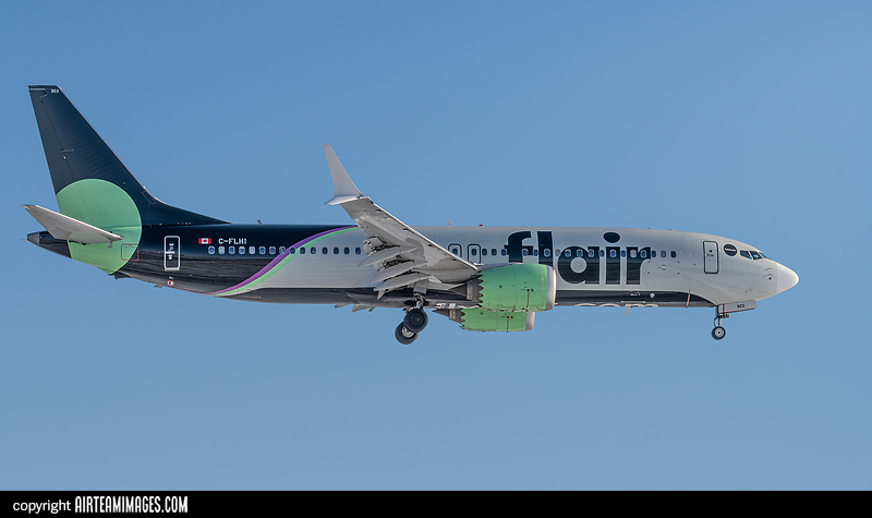 Boeing 737-8 MAX Flair Air C-FLHI - AirTeamImages.com