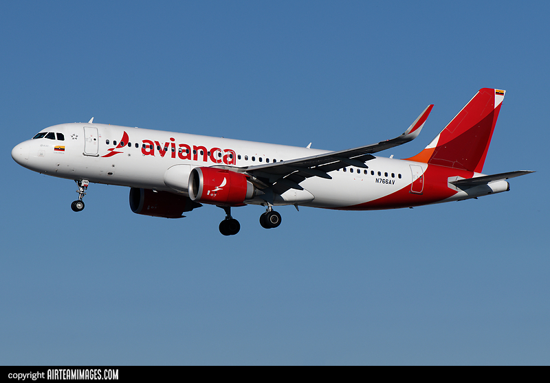 Airbus A320-251N Avianca N766AV - AirTeamImages.com