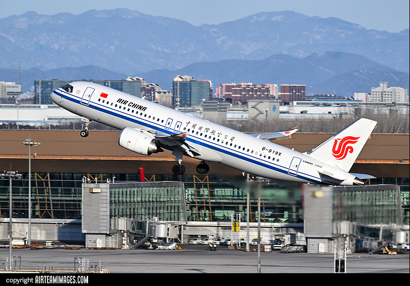 Comac C919 Air China B-919X - AirTeamImages.com
