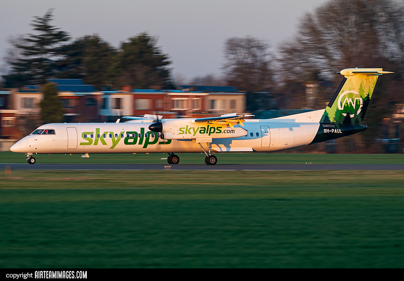 Bombardier Dash 8-402Q SkyAlps 9H-PAUL - AirTeamImages.com