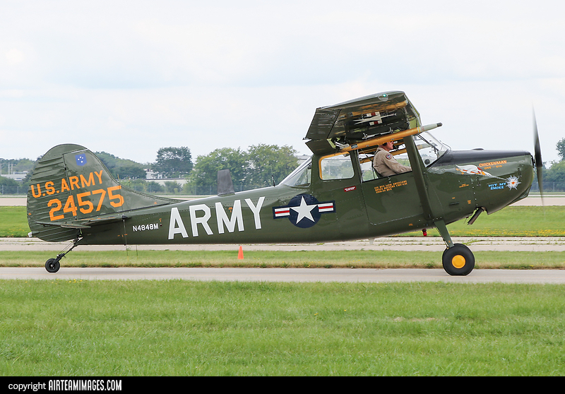 Cessna L-19A Bird Dog USA - US Army N4848M - AirTeamImages.com