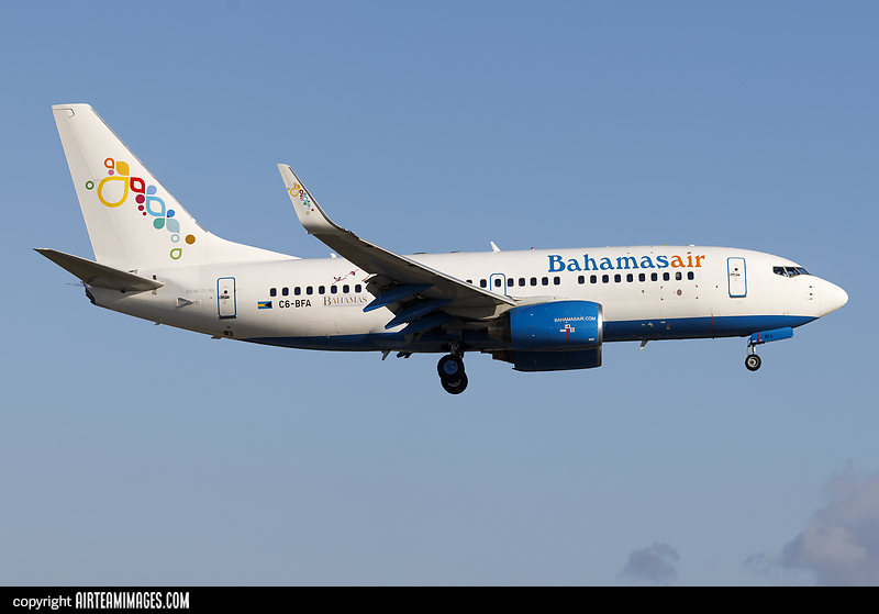 Boeing 737-7B6 Bahamasair C6-BFA - AirTeamImages.com