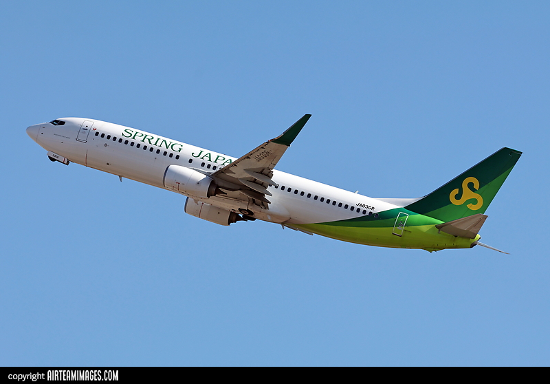 Boeing 737-86N Spring Airlines Japan JA03GR - AirTeamImages.com