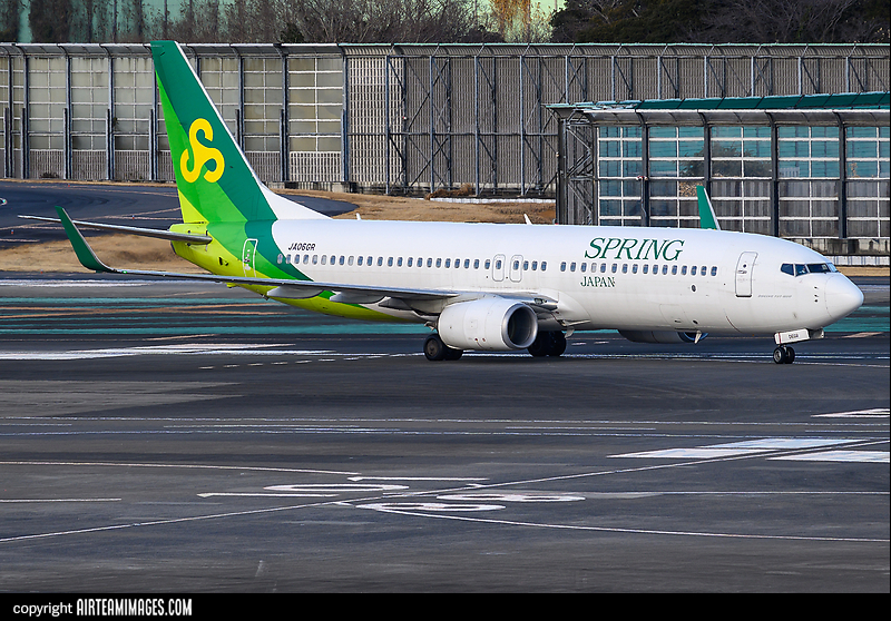 Boeing 737-8AL Spring Airlines Japan JA06GR - AirTeamImages.com
