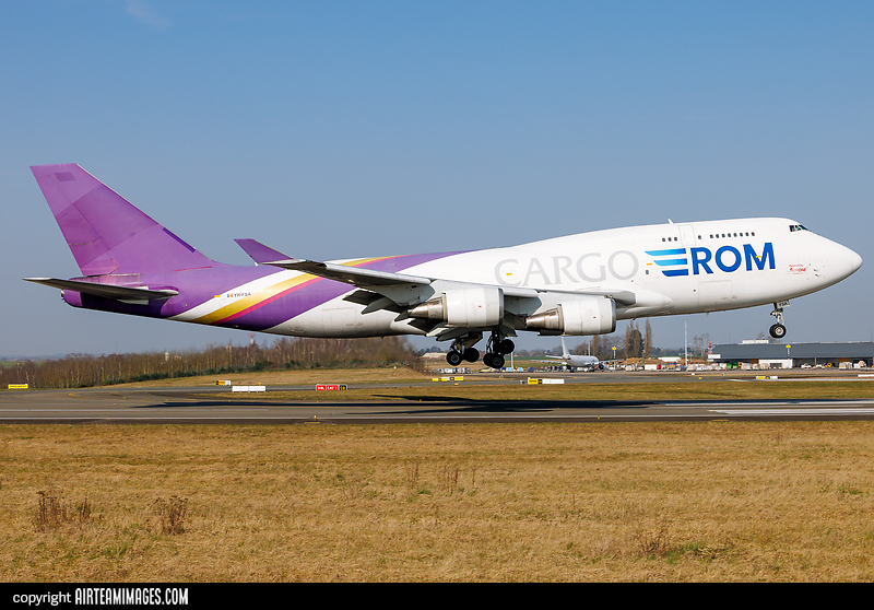 Boeing 747-4D7(BCF) Rom Cargo Airlines YR-FSA - AirTeamImages.com