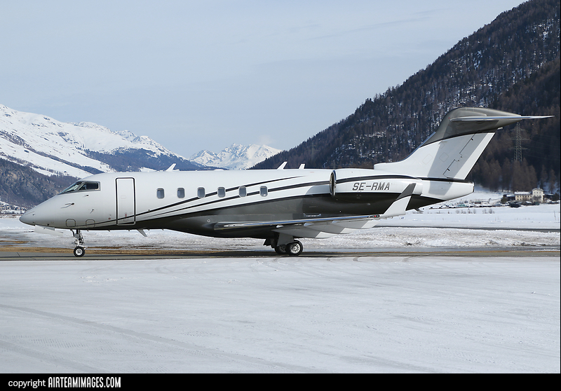 Bombardier Challenger 300 H-Bird Aviation Services SE-RMA ...