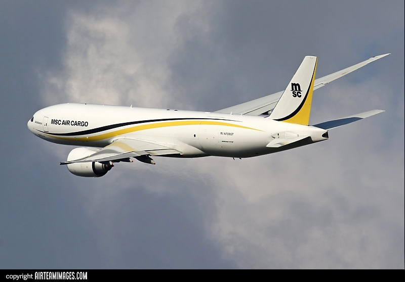 Boeing 777-F MSC Air Cargo (Atlas Air) N708GT - AirTeamImages.com