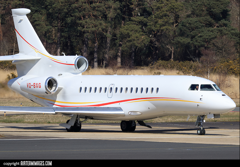 Dassault Falcon 8X Shell Aircraft International VQ-BXG - AirTeamImages.com
