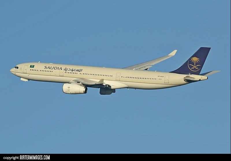 Airbus A330-343 Saudi Arabian Airlines HZ-AQ20 - AirTeamImages.com