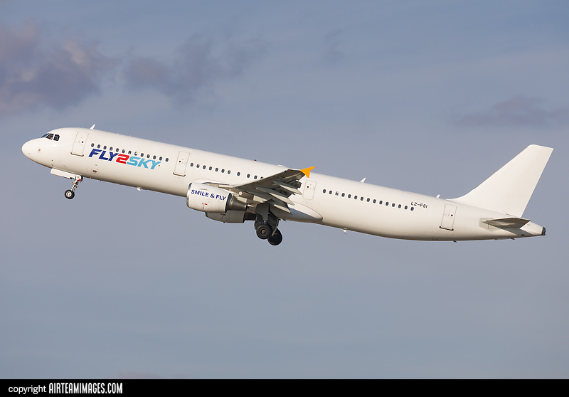 Airbus A321-211 Fly2Sky LZ-FSI - AirTeamImages.com