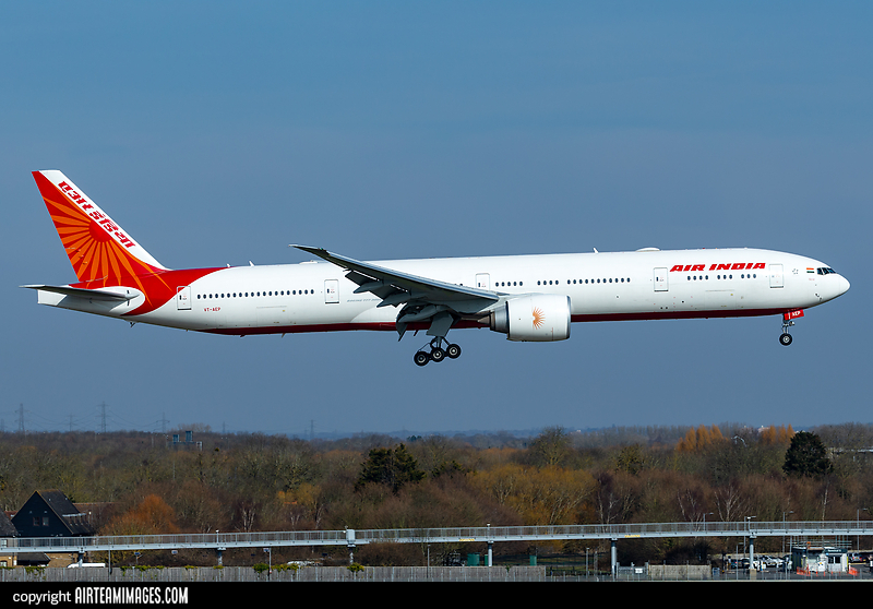 Boeing 777-3FX/ER Air India VT-AEP - AirTeamImages.com