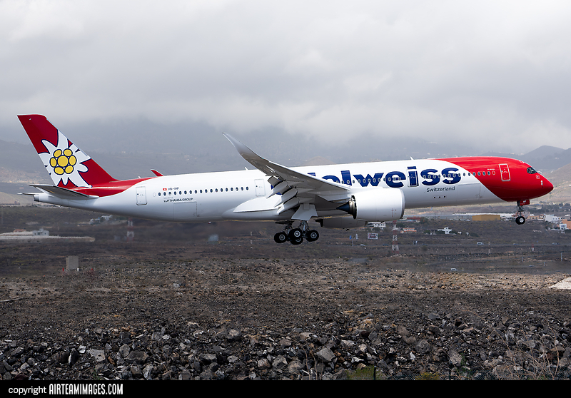 Airbus A350-941 Edelweiss Air HB-IHF - AirTeamImages.com