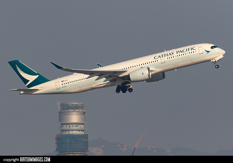 Airbus A350-941 Cathay Pacific Airways B-LQD - AirTeamImages.com