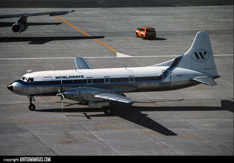 Convair CV-640 Worldways Canada C-FPWT - AirTeamImages.com