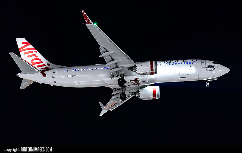 Boeing 737-8 MAX Virgin Australia Airlines VH-8IH - AirTeamImages.com