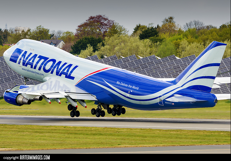 Boeing 747-409F(SCD) National Airlines N569CA - AirTeamImages.com
