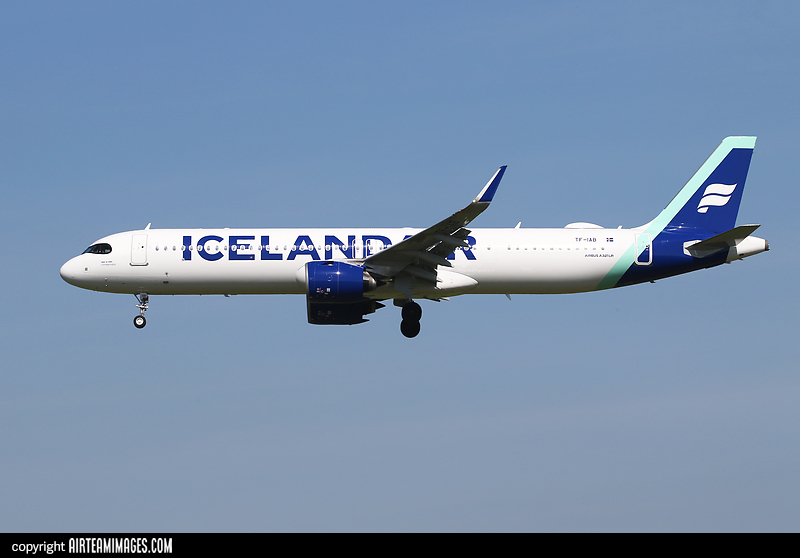 Airbus A321-271NX Icelandair TF-IAB - AirTeamImages.com