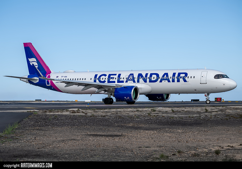 Airbus A321-271NX Icelandair TF-IAA - AirTeamImages.com