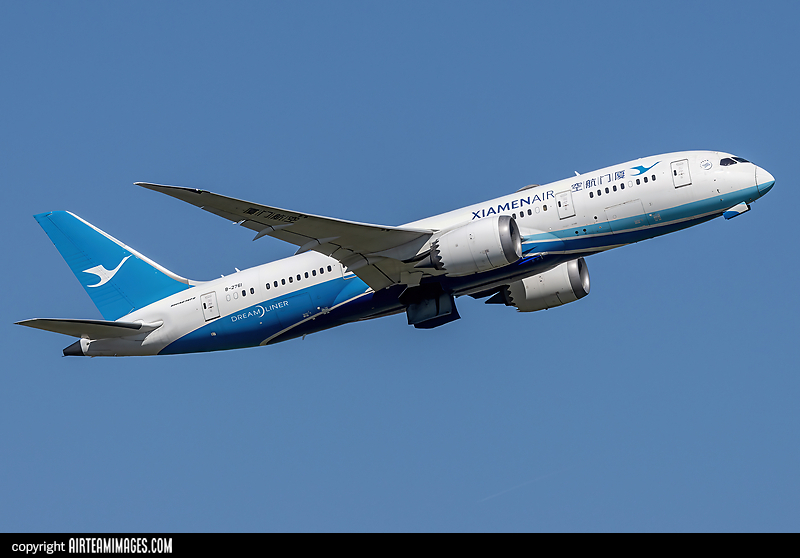 Boeing 787-8 Dreamliner XiamenAir B-2761 - AirTeamImages.com