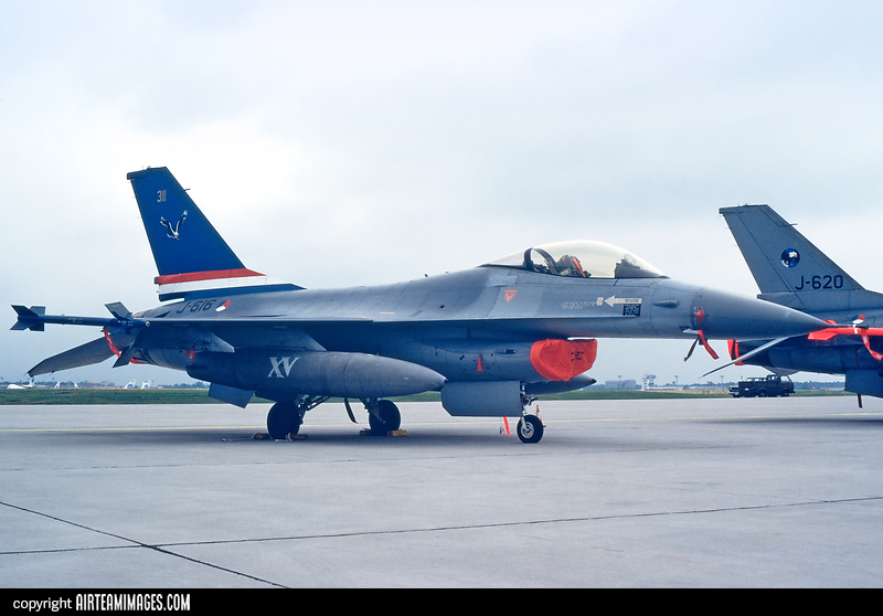 General Dynamics F-16AM Falcon Netherlands - Air Force J-616 ...