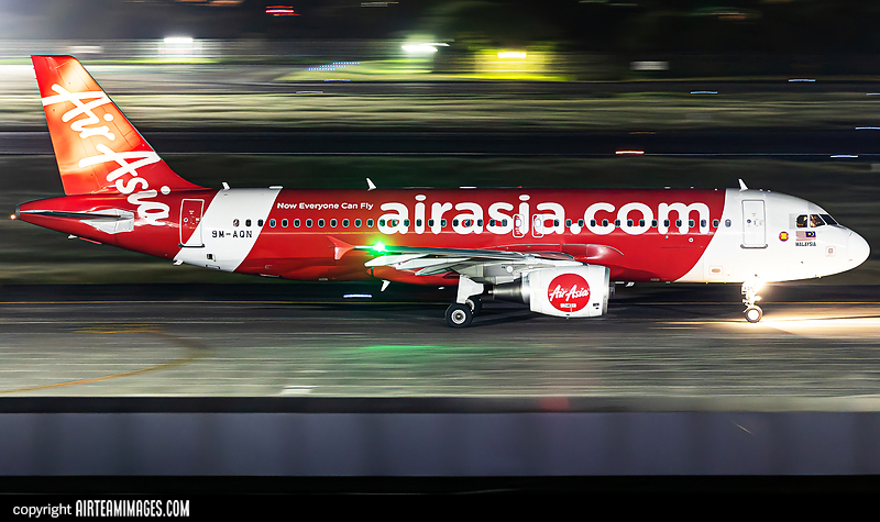 Airbus A320-216 AirAsia (Malaysia) 9M-AQN - AirTeamImages.com