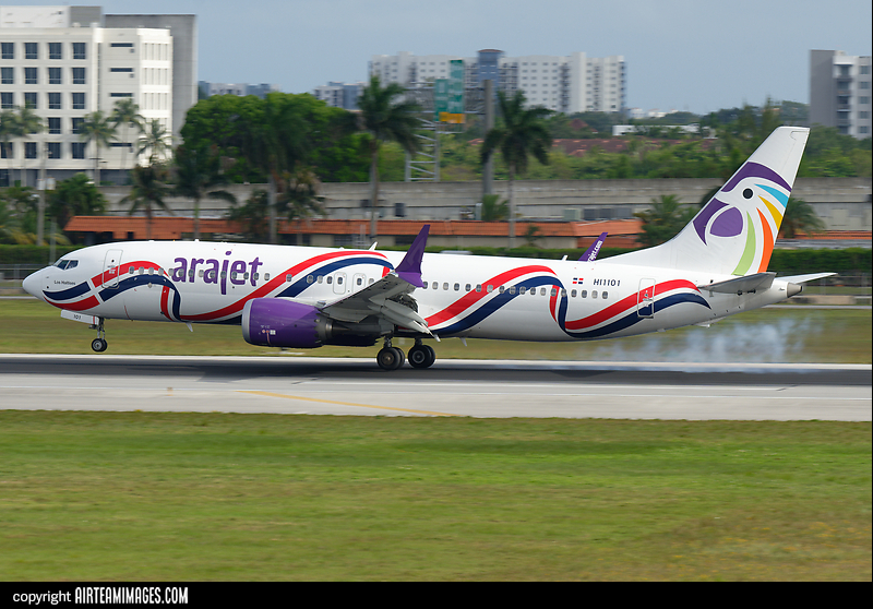 Boeing 737-8 MAX AraJet HI1101 - AirTeamImages.com
