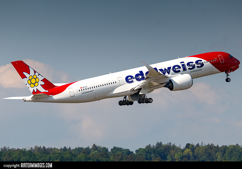 Airbus A350-941 Edelweiss Air HB-IHF - AirTeamImages.com