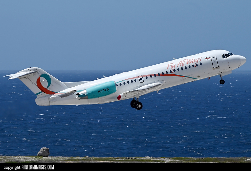 Fokker 70 Fly All Ways PZ-TFB - AirTeamImages.com