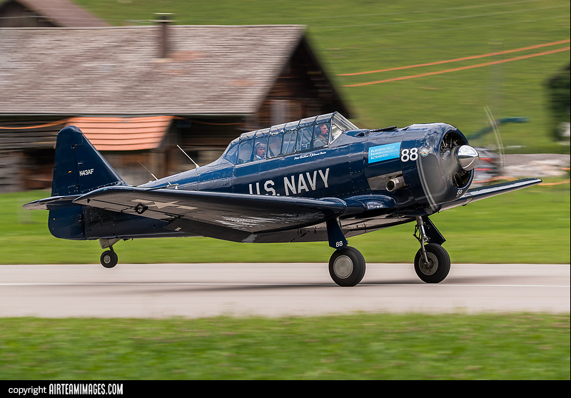 North American SNJ-5 Texan Private N43AF - AirTeamImages.com