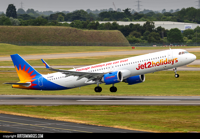 Airbus A321-251NX Jet2 G-SUNF - AirTeamImages.com