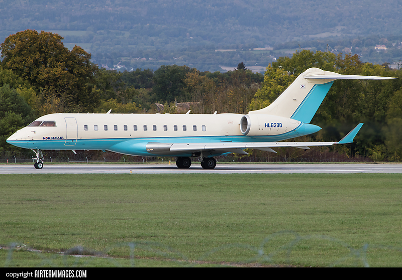 Bombardier Global Express XRS Korean Air (Private Jet Charter) HL8230 ...
