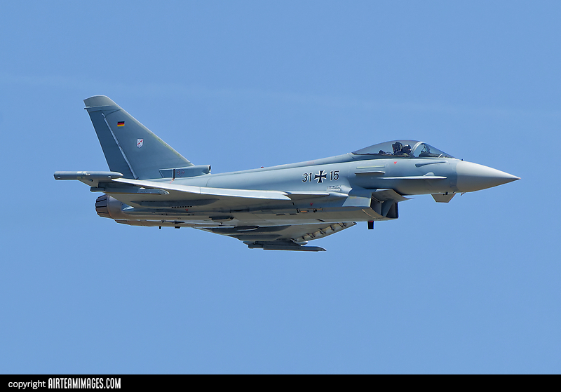 Eurofighter Typhoon EF2000 Germany - German Air Force 31+15 ...
