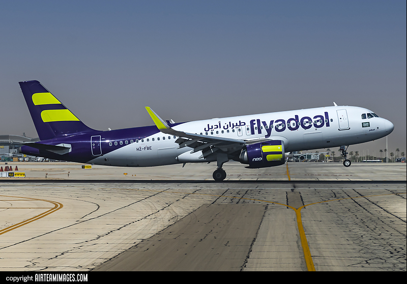 Airbus A320-251N Flyadeal HZ-FBE - AirTeamImages.com