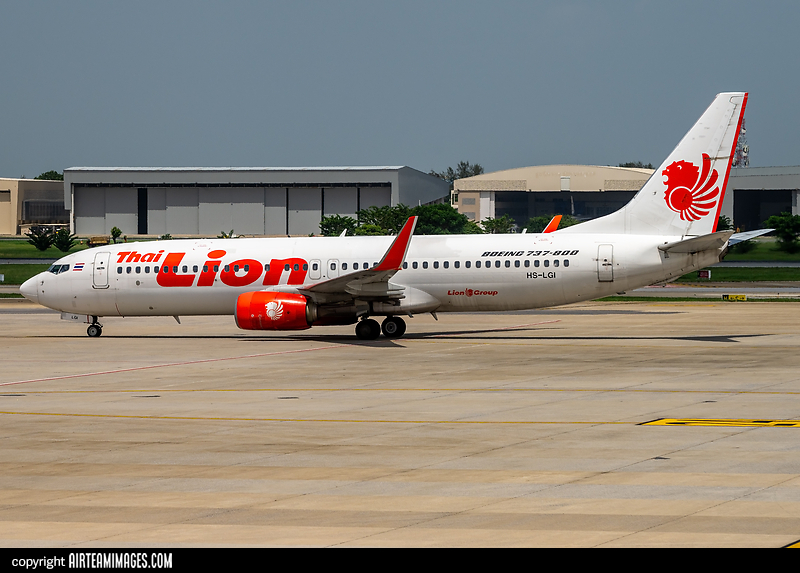 Boeing 737-8GP Thai Lion Air HS-LGI - AirTeamImages.com