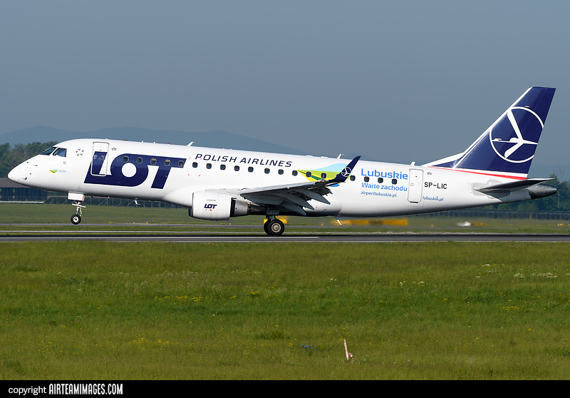 Embraer ERJ-175LR LOT Polish Airlines SP-LIC - AirTeamImages.com
