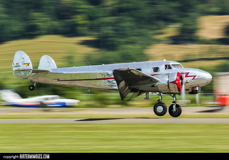 Lockheed 12A Electra Junior Private NC18125 - AirTeamImages.com