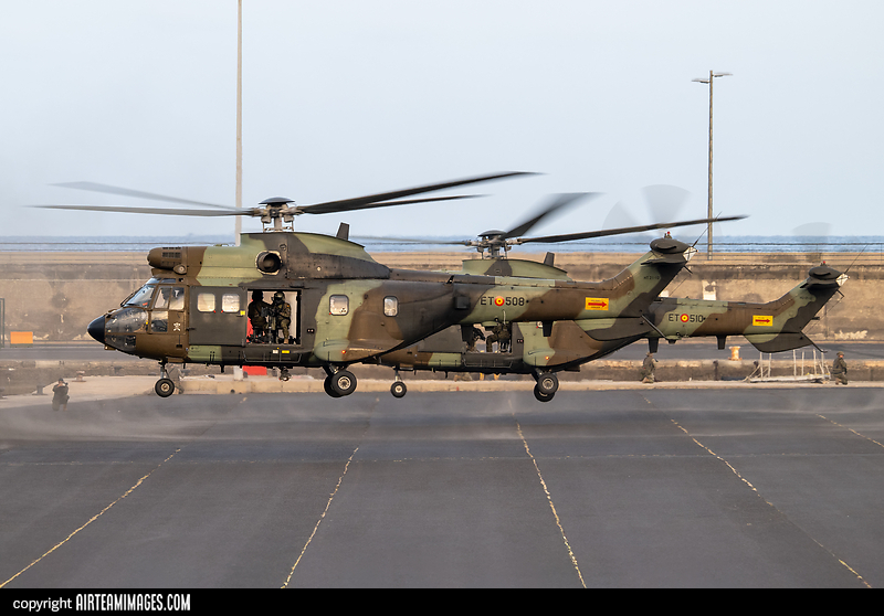 Aerospatiale AS-332 Super Puma Spain - Spanish Army HT21-10 ...