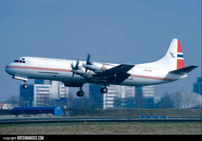 Lockheed L-188A(F) Electra Fred Olsen LN-FOG - AirTeamImages.com