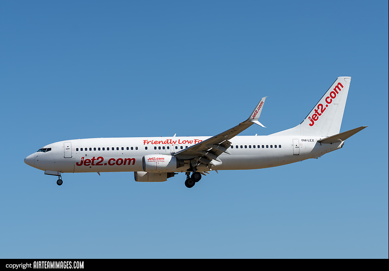 Boeing 737-8BK Jet2 OM-LEX - AirTeamImages.com