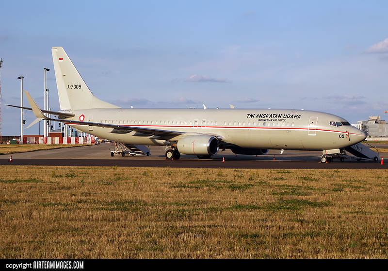 Boeing 737-8LD Indonesia - Air Force A-7309 - AirTeamImages.com