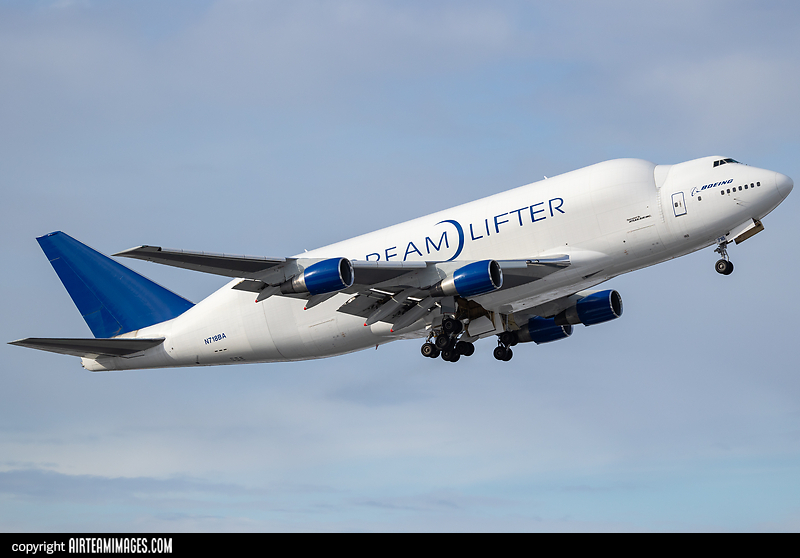 Boeing 747-400LCF Dreamlifter Boeing N718BA - AirTeamImages.com