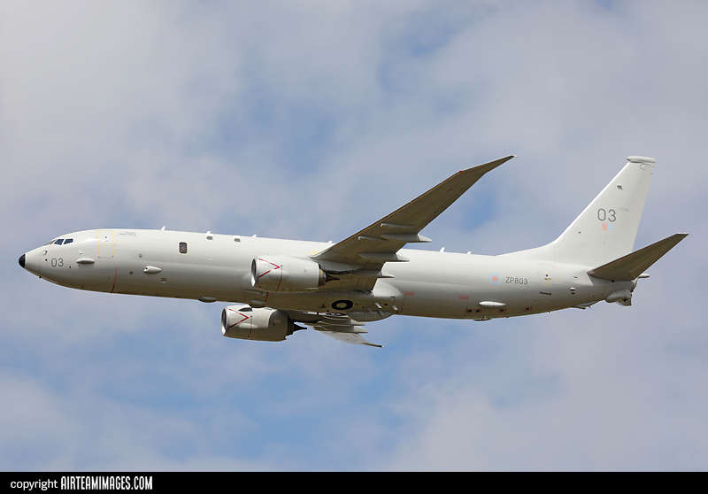Boeing P-8A Poseidon MRA1 UK - Royal Air Force ZP803 - AirTeamImages.com