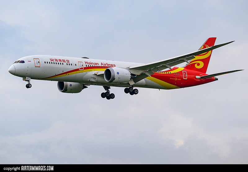 Boeing 787-9 Dreamliner Hainan Airlines B-20AL - AirTeamImages.com